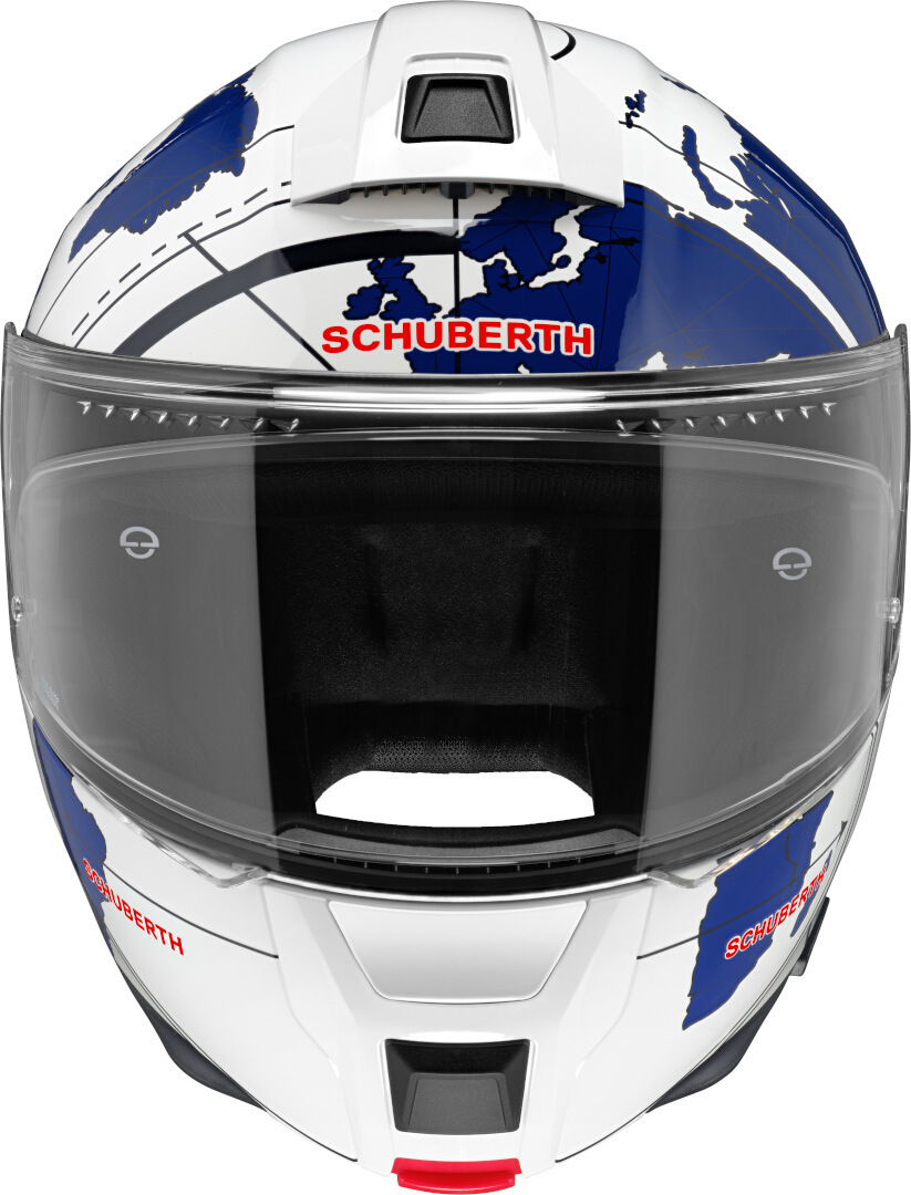 Schuberth C5 Globe Blue White Helmet
