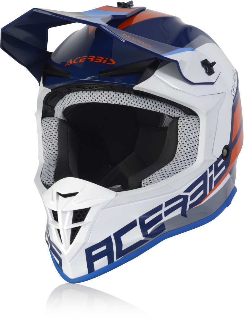 Acerbis Linear Blue White Helmet Acerbis Linear Blue White Helmet