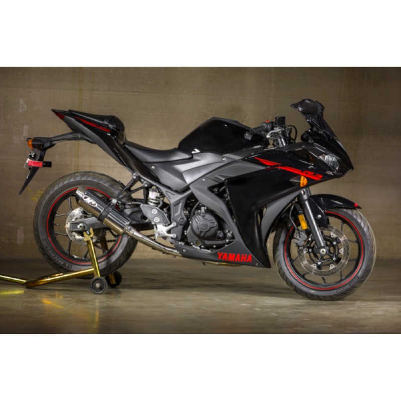 M4 Full System With Polished Exhaust For Yamaha YZF-R3 2015-2020 Part ...