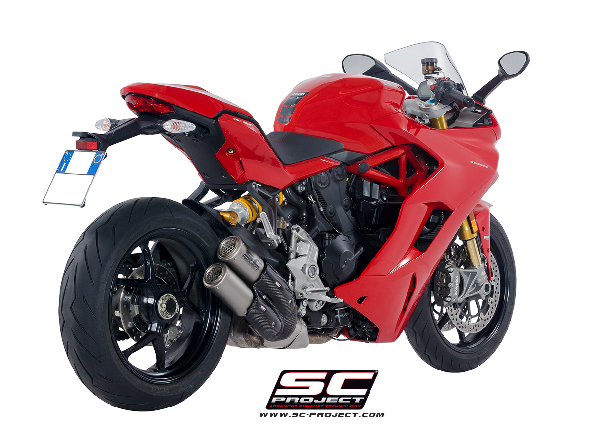 SC-Project CR-T Twin Silencers For Ducati Supersport 2017-2018 Part ...