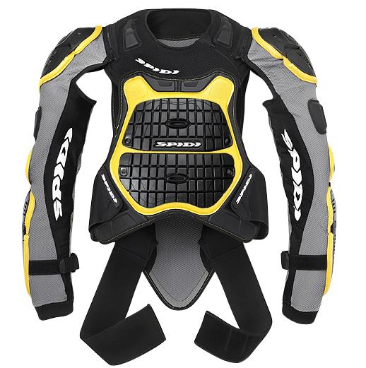 Spidi Defender Armor 180/195 Black Yellow Protector