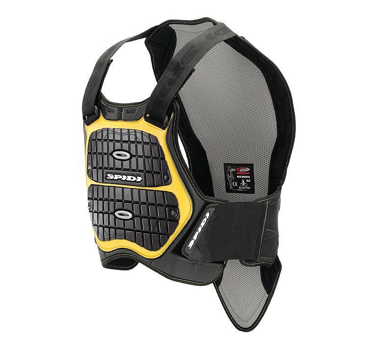 Spidi Defender Back&Chest 160/170 Black Yellow Protector