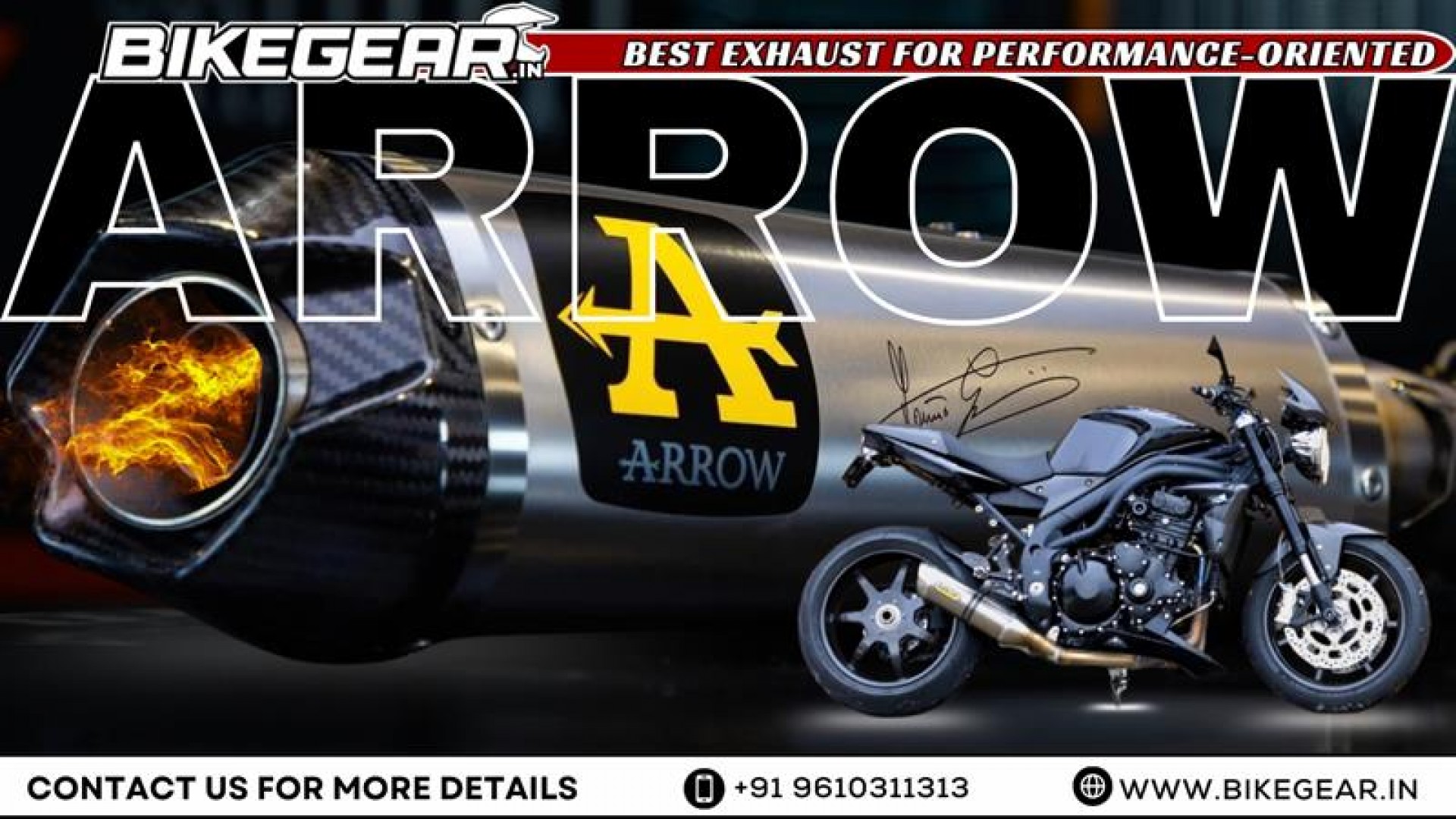 Best arrow exhausts for performance-oriented riders