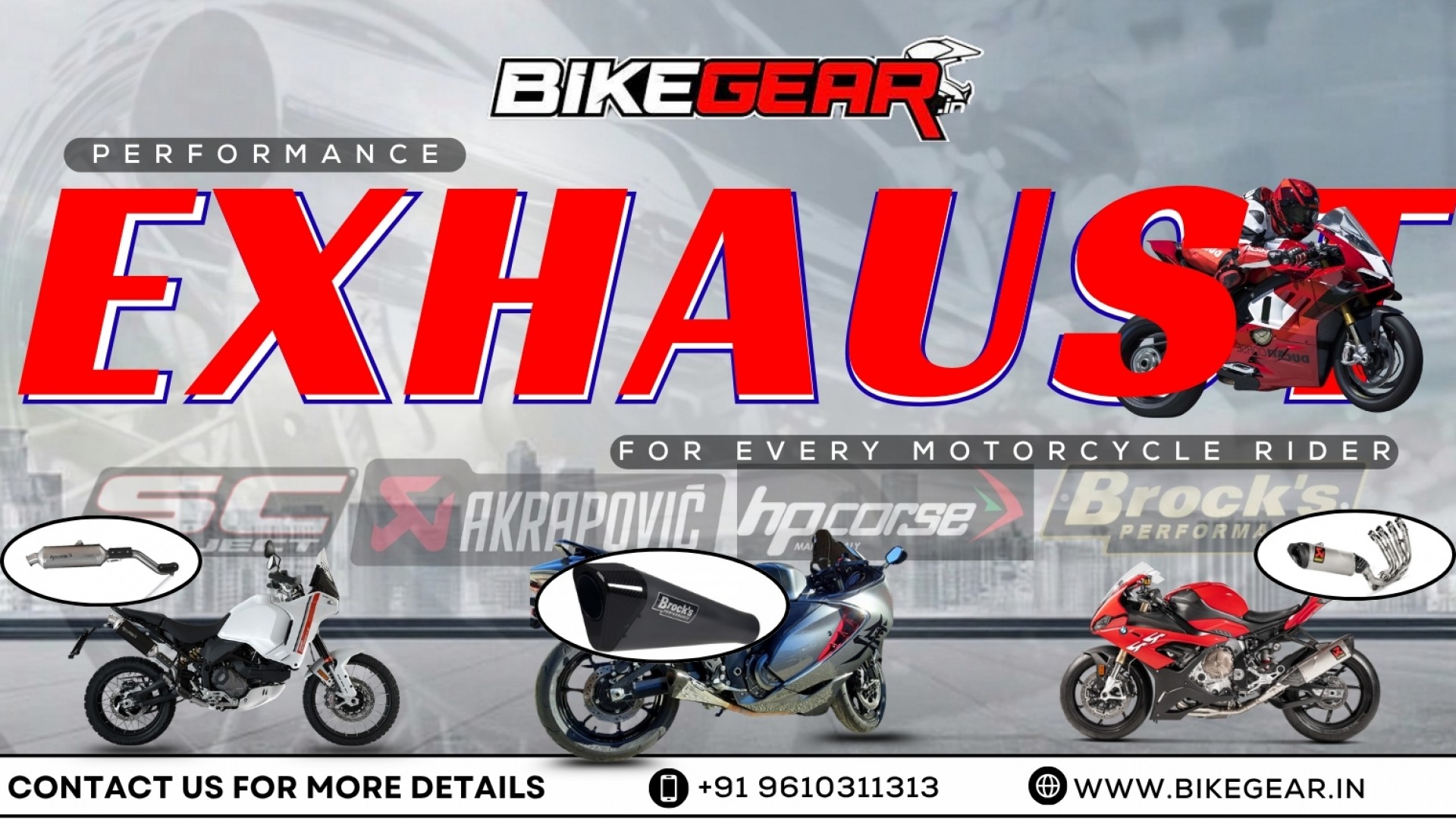 Performance Exhaust for Every Motorcycle Rider