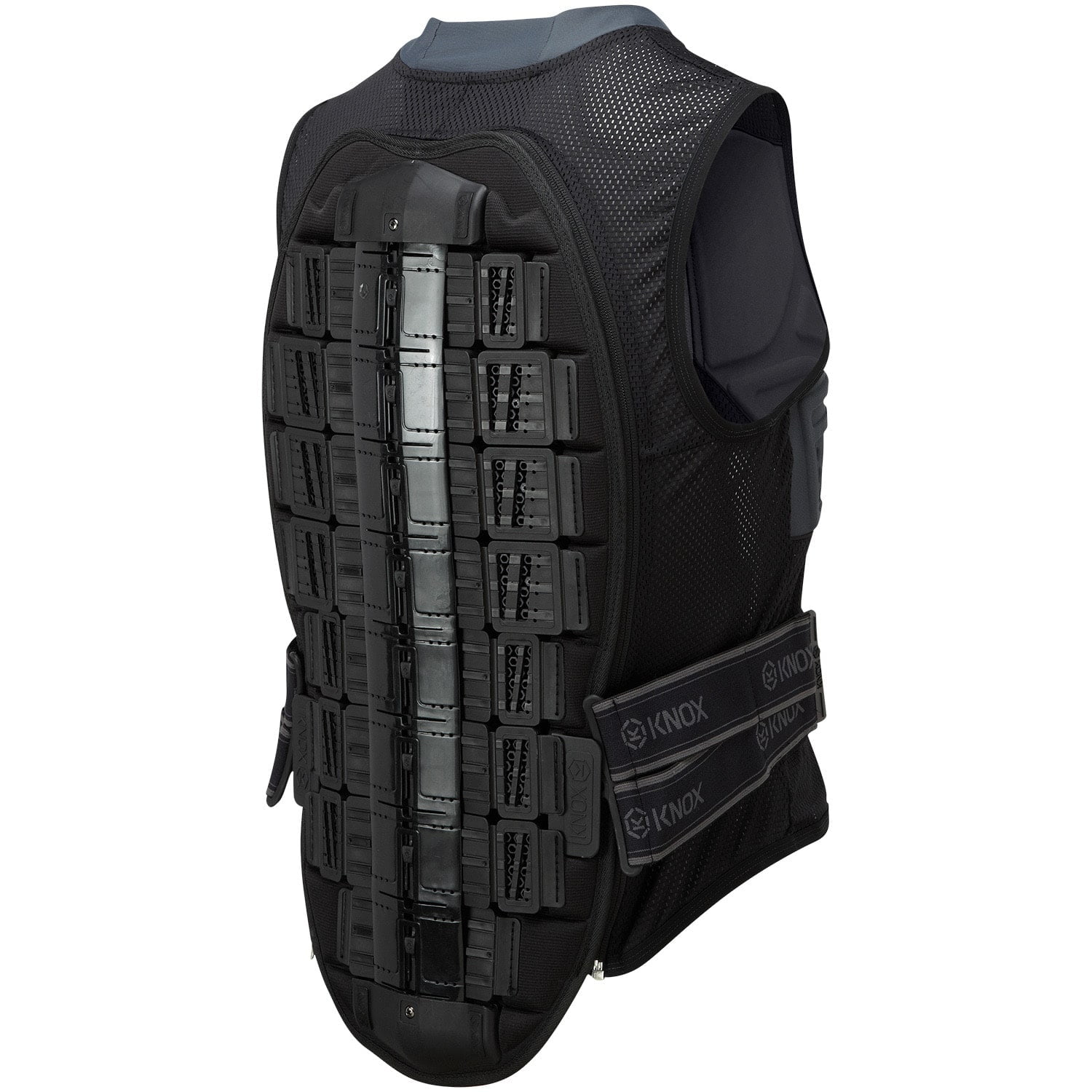 Knox Black Grey Track Vest