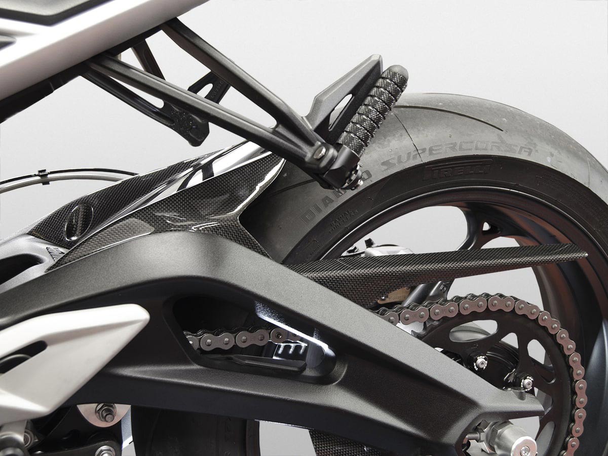 Ducabike Glossy Carbon Rear Hugger For Ducati Panigale V4 2024-2025 ...