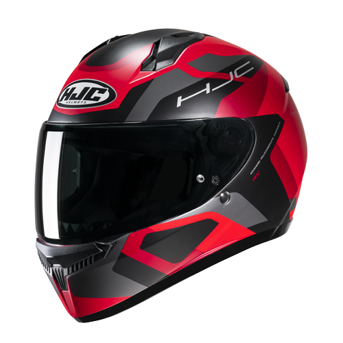 Hjc C10 Tins Black Red Helmet