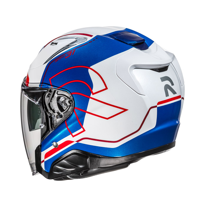 Scorpion Exo 530 Air Slope White Blue Helmet