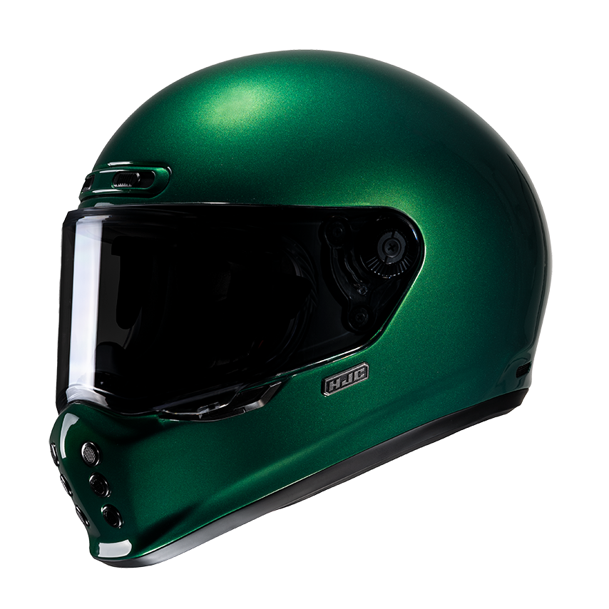 Hjc V10 Deep Green Helmet