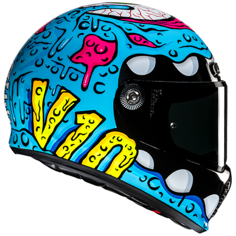 Scorpion Exo-1500 Carbon Air Zity Red Blue Helmet