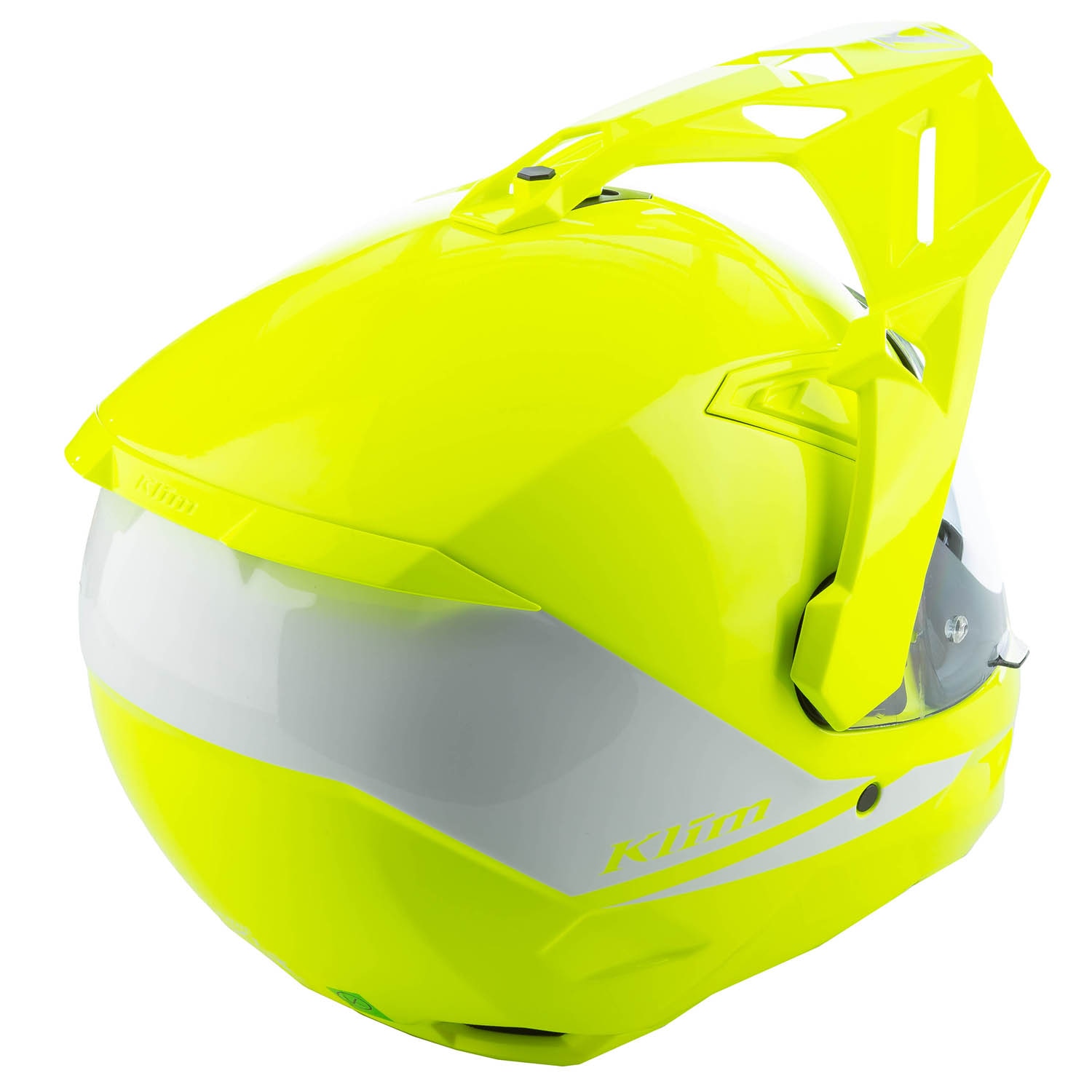Klim X1 Alpha Gloss Hi-Vis - White Helmet
