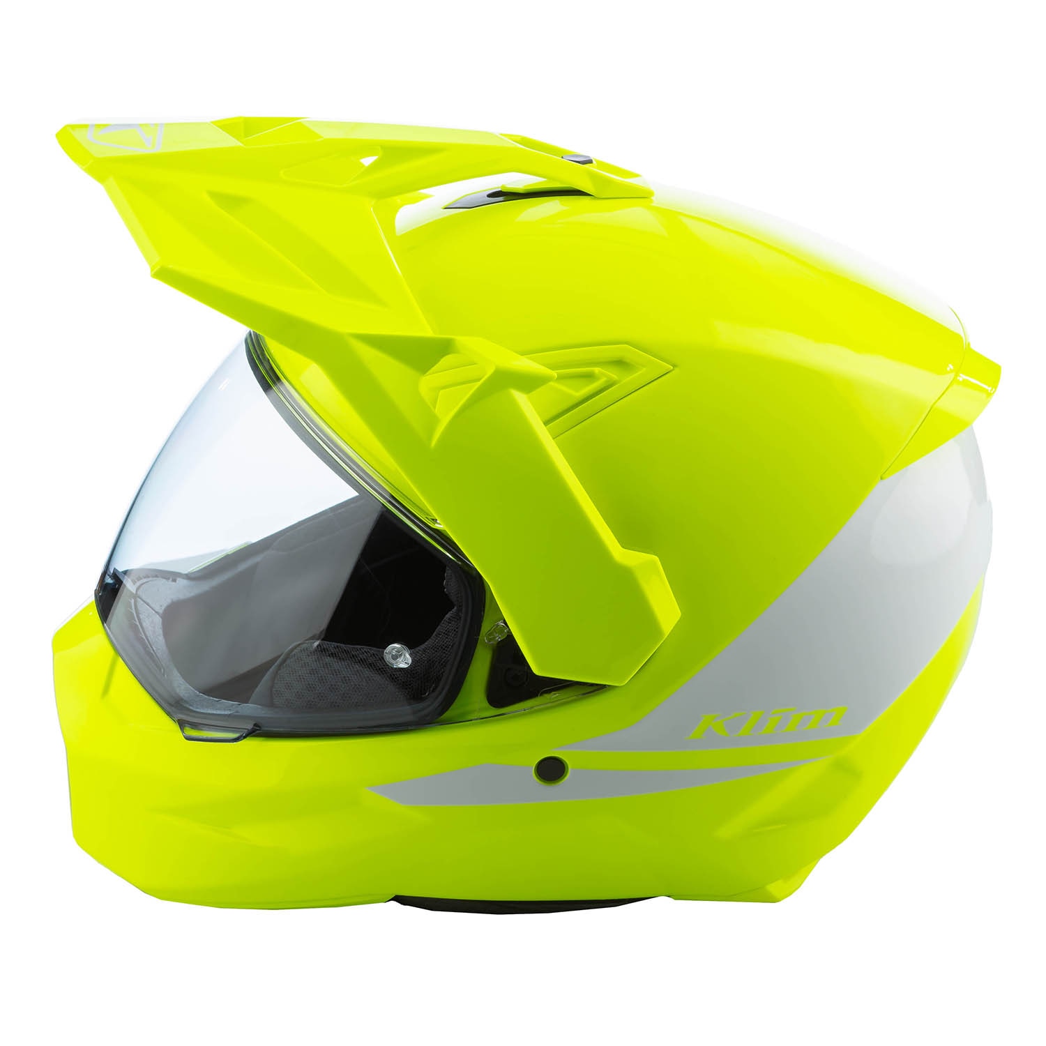 Klim X1 Alpha Gloss Hi-Vis - White Helmet