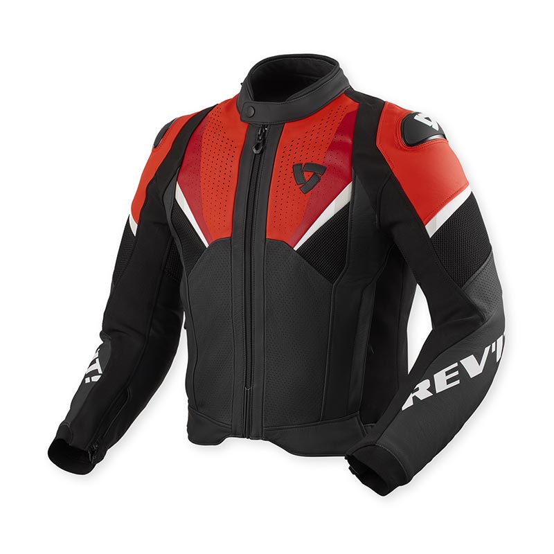 Revit Automate Leather Black Red Jacket