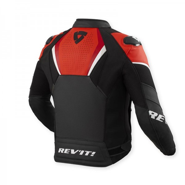 Revit Automate Leather Black Red Jacket