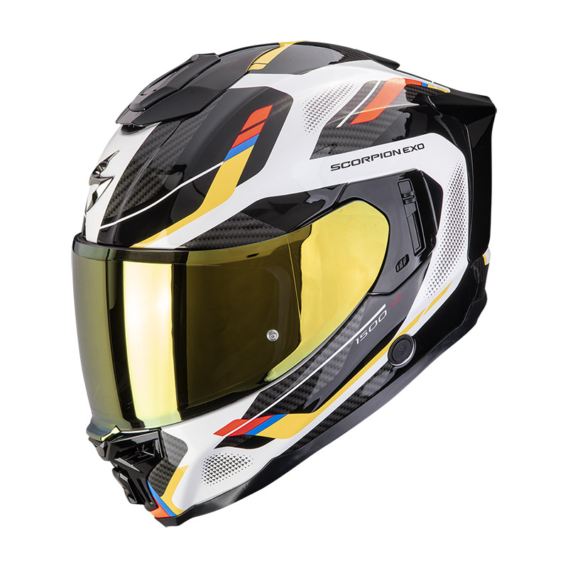 Scorpion Exo-1500 Air Sleek Blue Yellow Helmet