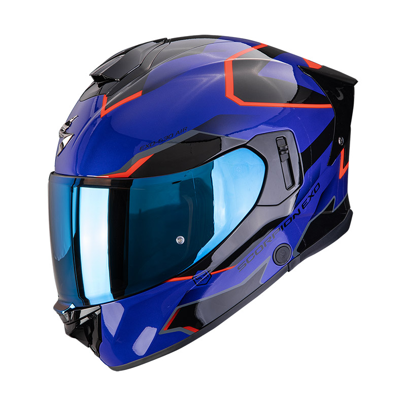 Scorpion Exo 530 Air Clip Blue Helmet