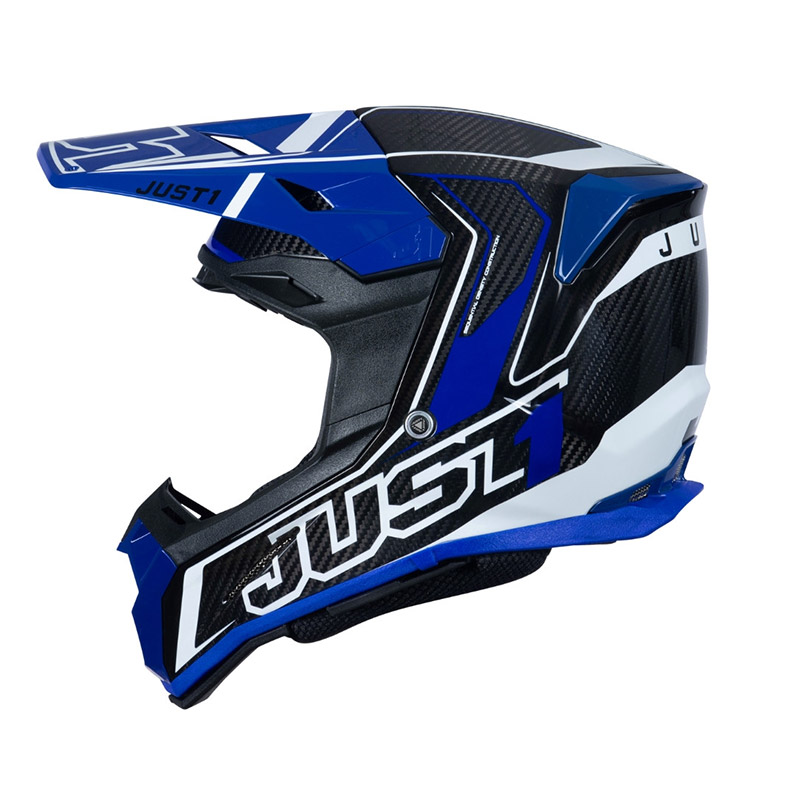 Just-1 J22 3k Carbon 2206 Fluo Blue Helmet
